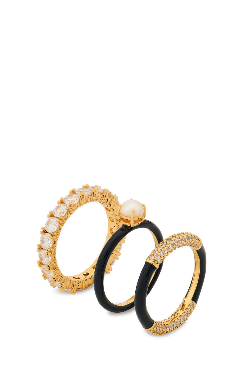 Hint Of Shimmer Stacking Ring Set – Kate Spade Saudi Arabia