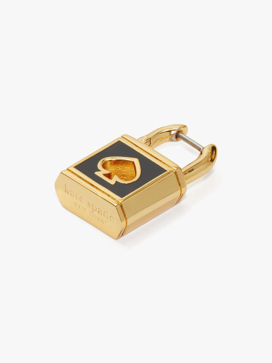 lock and spade enamel huggies – Kate Spade Saudi Arabia
