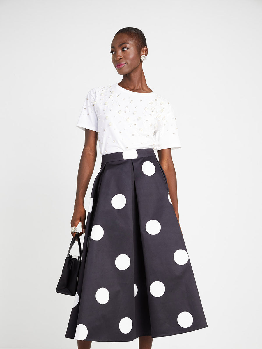 pearl rhinestone embellished tee – Kate Spade Saudi Arabia