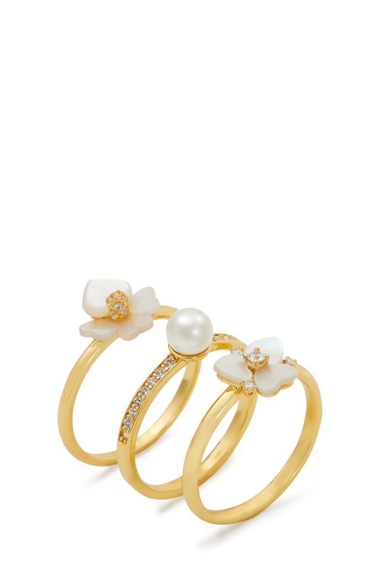 Precious Pansy Stacking Rings – Kate Spade Saudi Arabia
